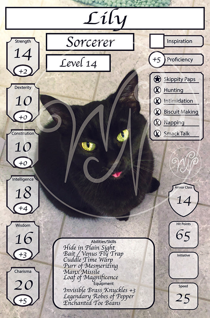Custom Animal Companion Character Sheet – The Wind's Nocturne
